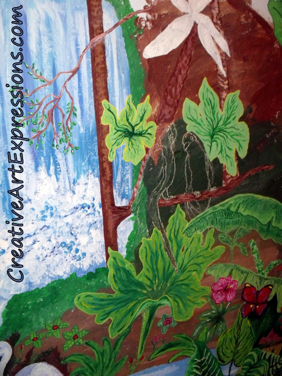 . tree branch, 2 large leafs and 2 tree stumps added | Creative Art ...